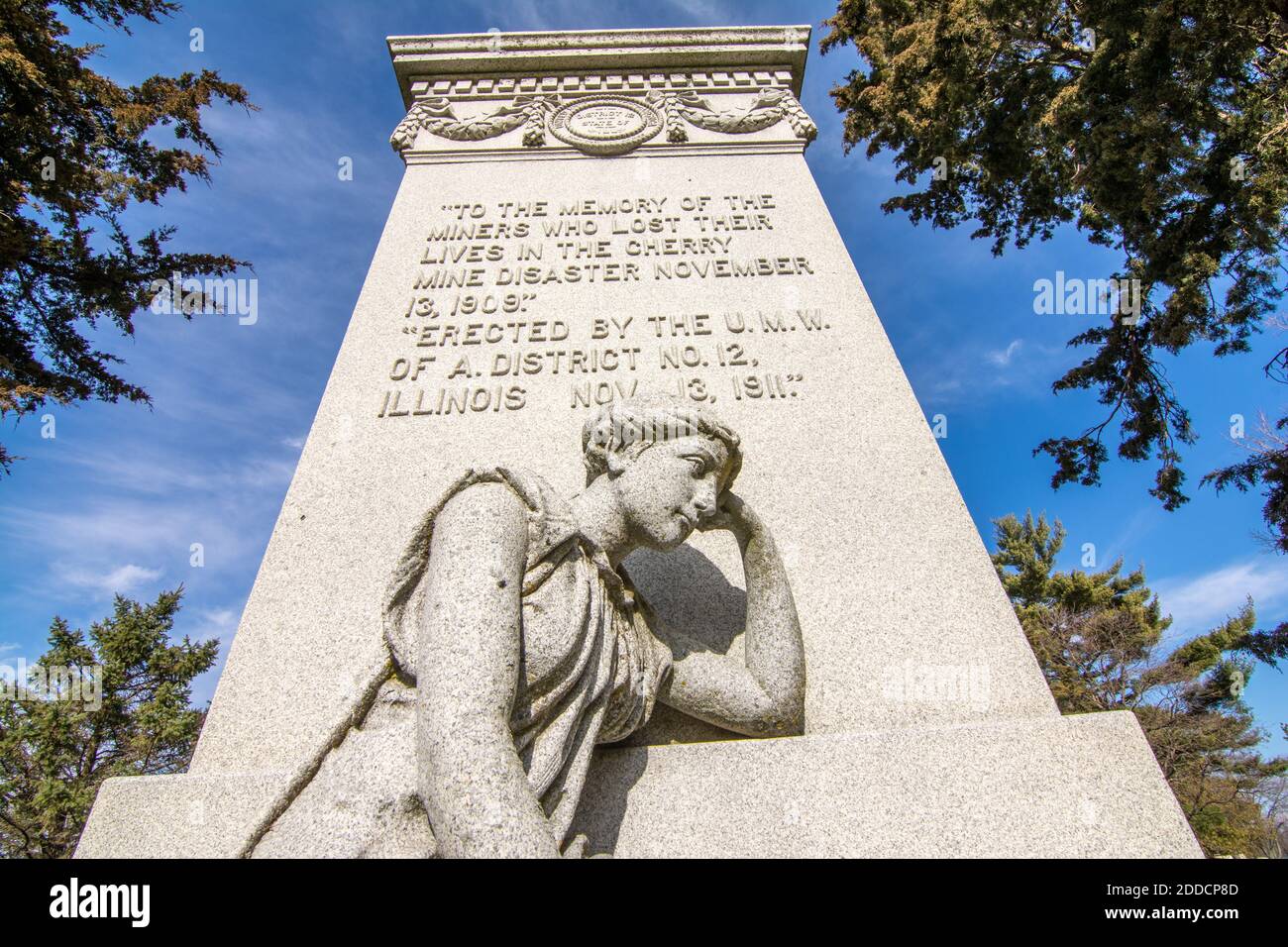 Remembering the Cherry mine disaster of 1909. Cherry, Illinois Stock ...