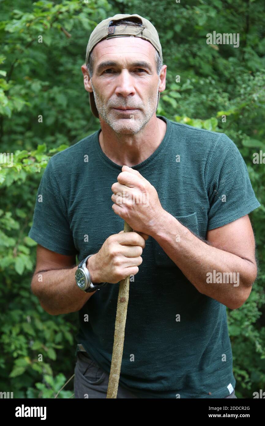 Exclusif - Mike Horn pose a Paris, France, le 18 Septembre 2018. Photo ...