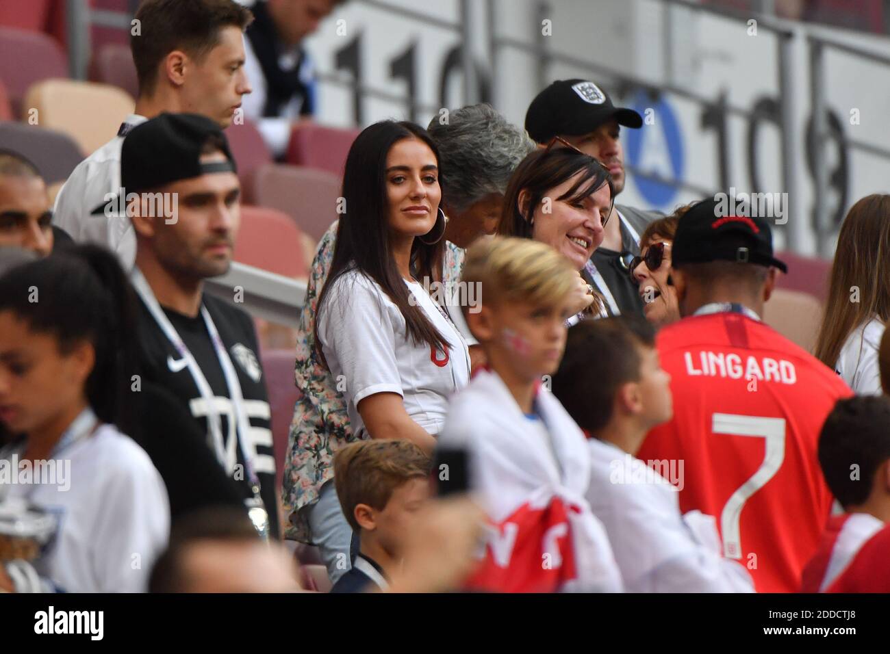Annie Kilner, Kyle Walkers girlfriend during the 2018 FIFA World Cup ...
