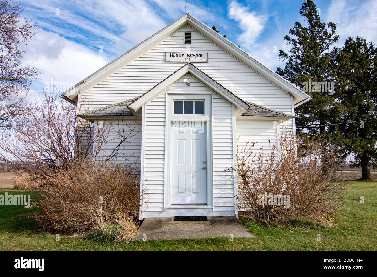 Illinois one room schoolhouse hi-res stock photography and images - Alamy