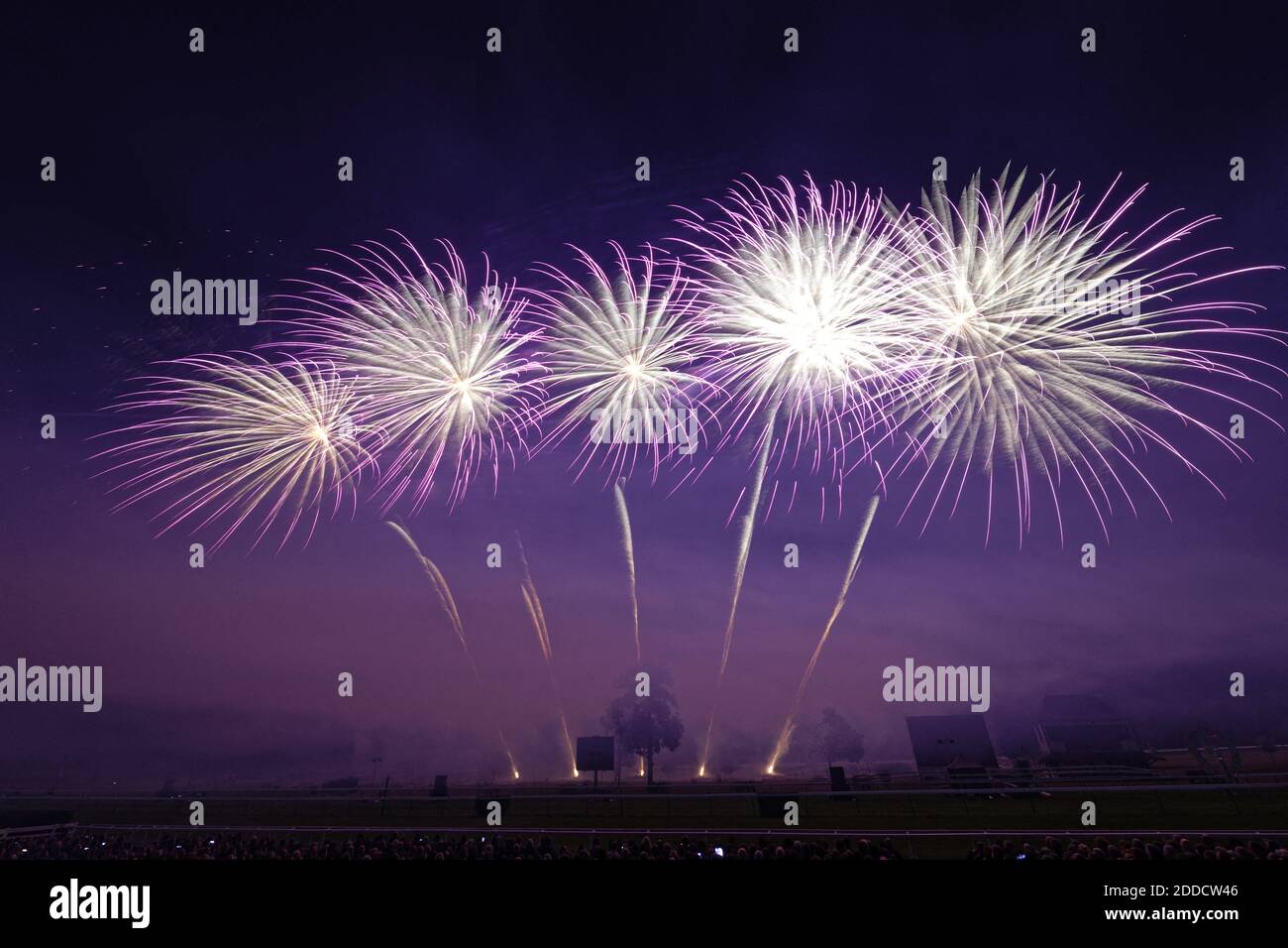 France fireworks. Final of the international pyrotechnic competition ...