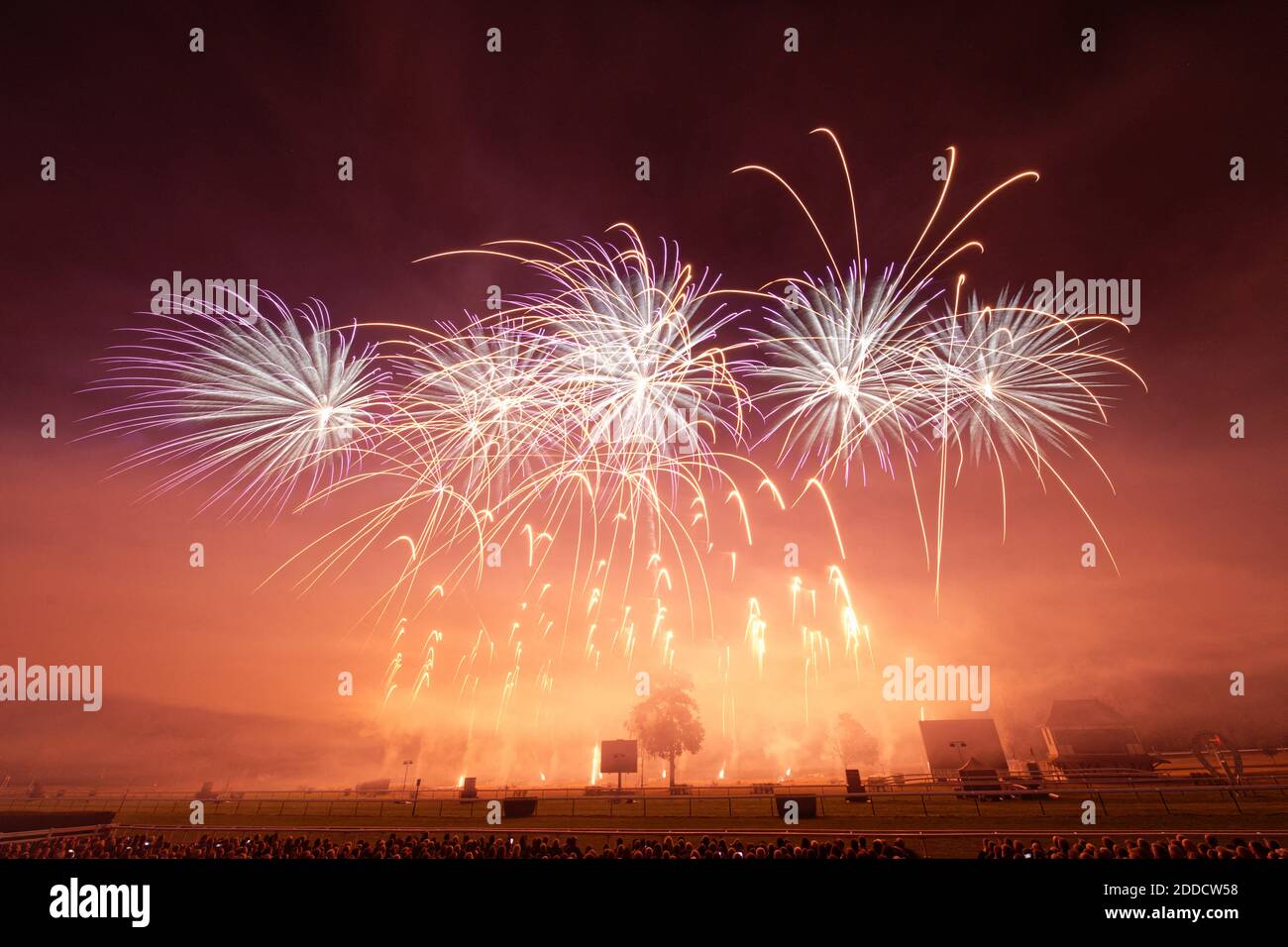 France fireworks. Final of the international pyrotechnic competition ...