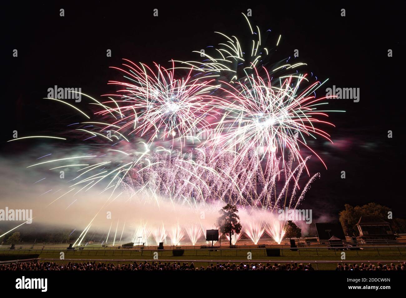 Greece fireworks. Final of the international pyrotechnic competition ...