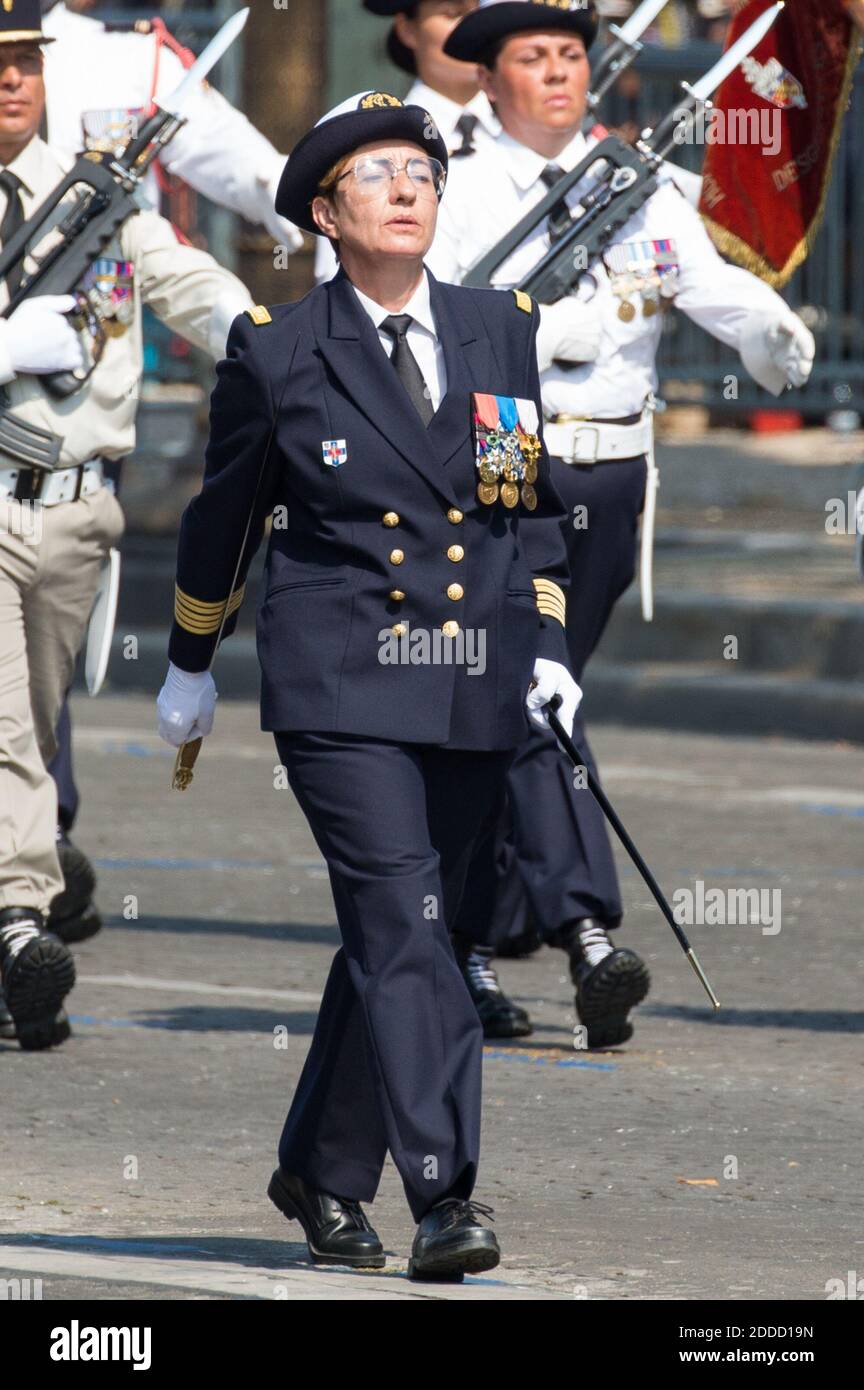 Military french Women troup during the annual Bastille Day military ...