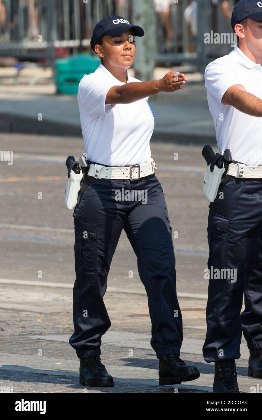 Military french Women troup during the annual Bastille Day military ...