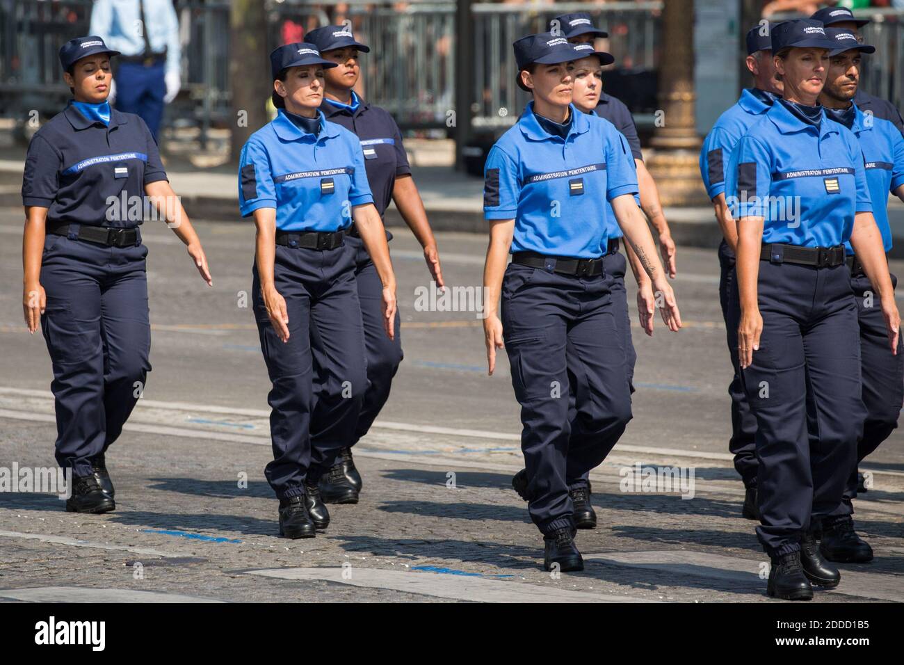 Military french Women troup during the annual Bastille Day military ...