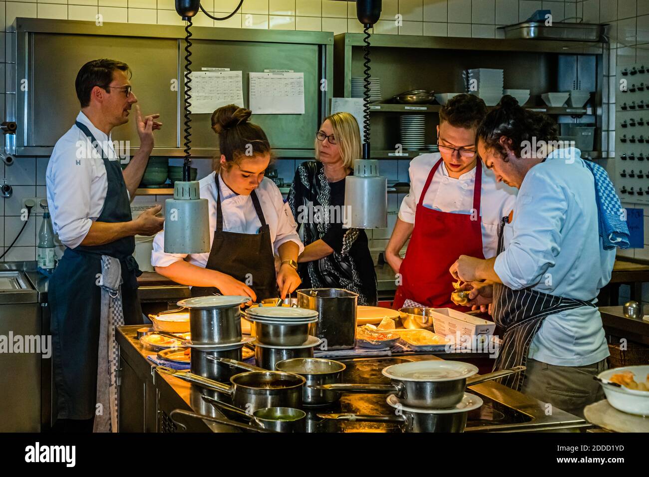 Michelin Star Kitchen Chef Frederik Desch of Laudensacks Restaurant and ...