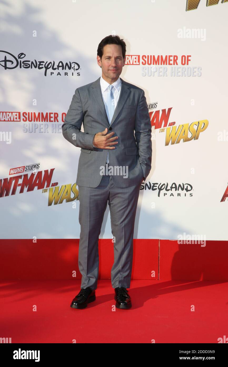Paul Rudd attending the premiere of ‘Ant-Man Et La Guepe’ at Disneyland ...