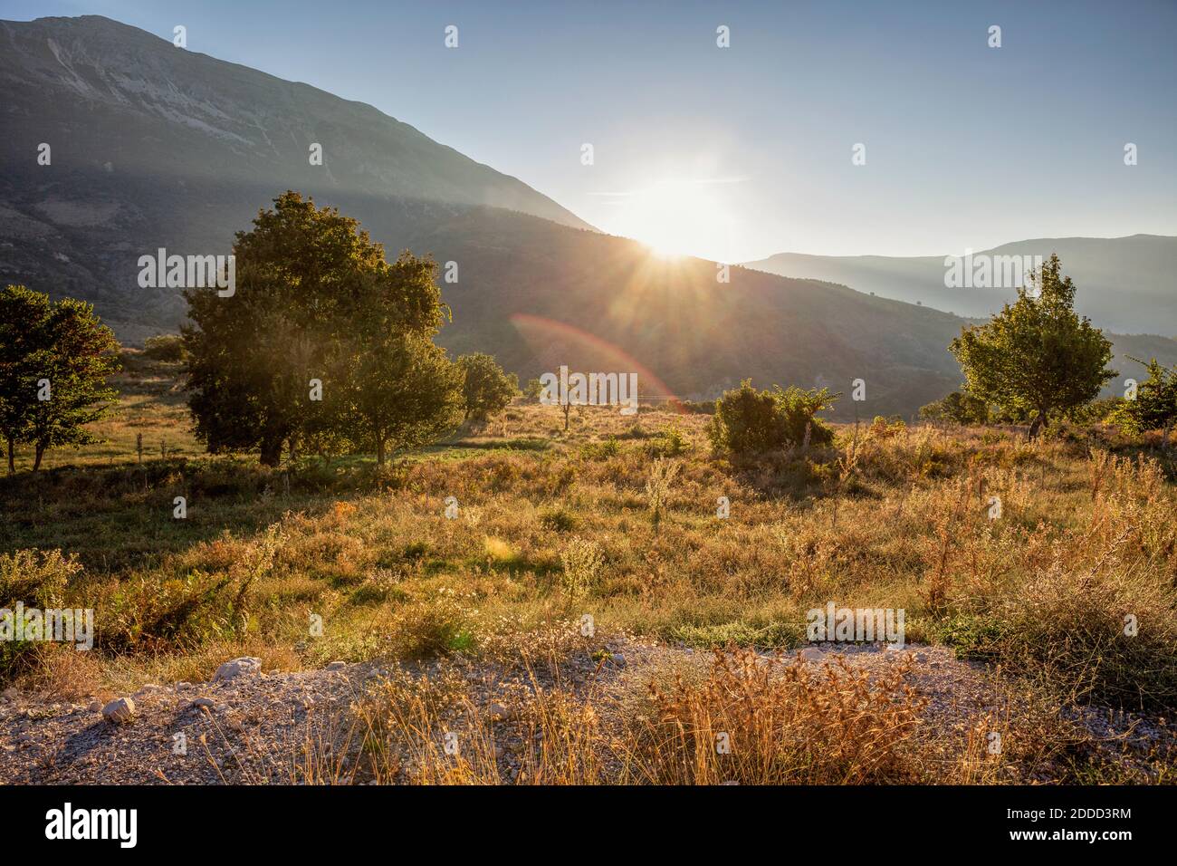 Rising Sun Sun Rising Over Mountains High Resolution Stock Photography ...