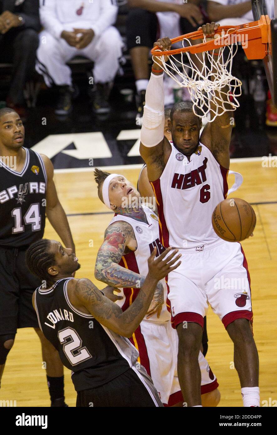 NO FILM, NO VIDEO, NO TV, NO DOCUMENTARY - The Miami Heat's LeBron ...