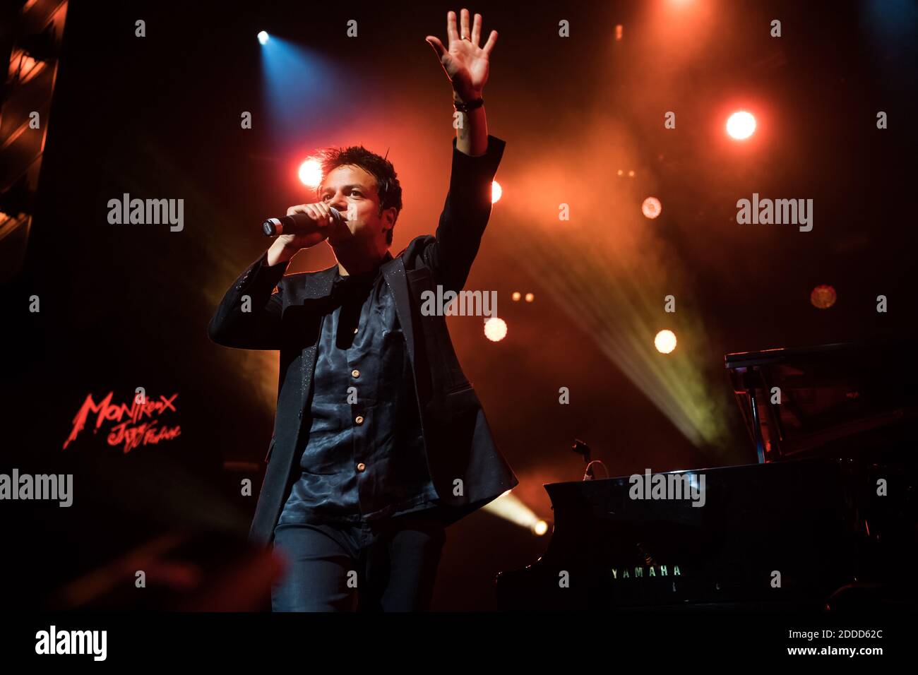 Jamie Cullum performing in concert as part of the 52nd Montreux Jazz ...