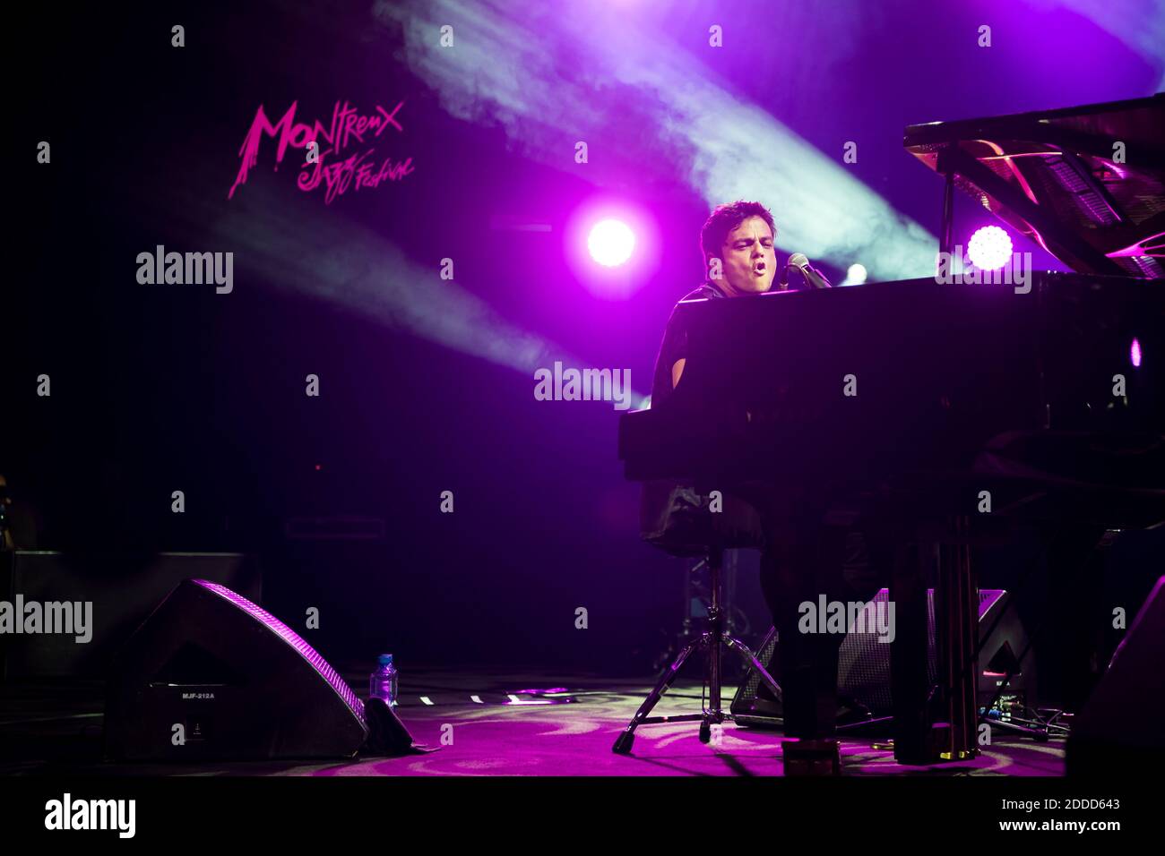 Jamie Cullum performing in concert as part of the 52nd Montreux Jazz ...