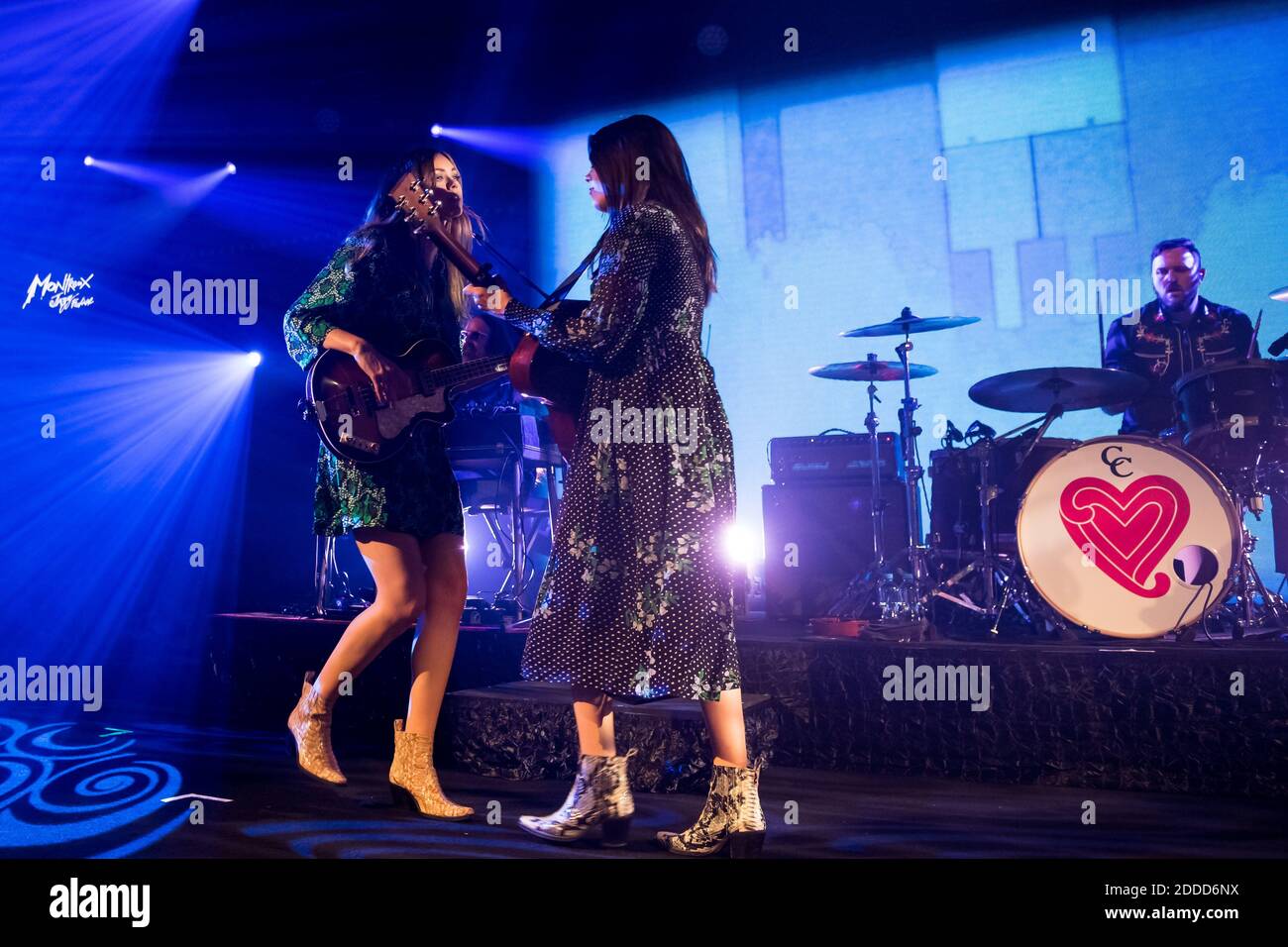 First Aid Kit performing in concert as part of the 52nd Montreux Jazz ...