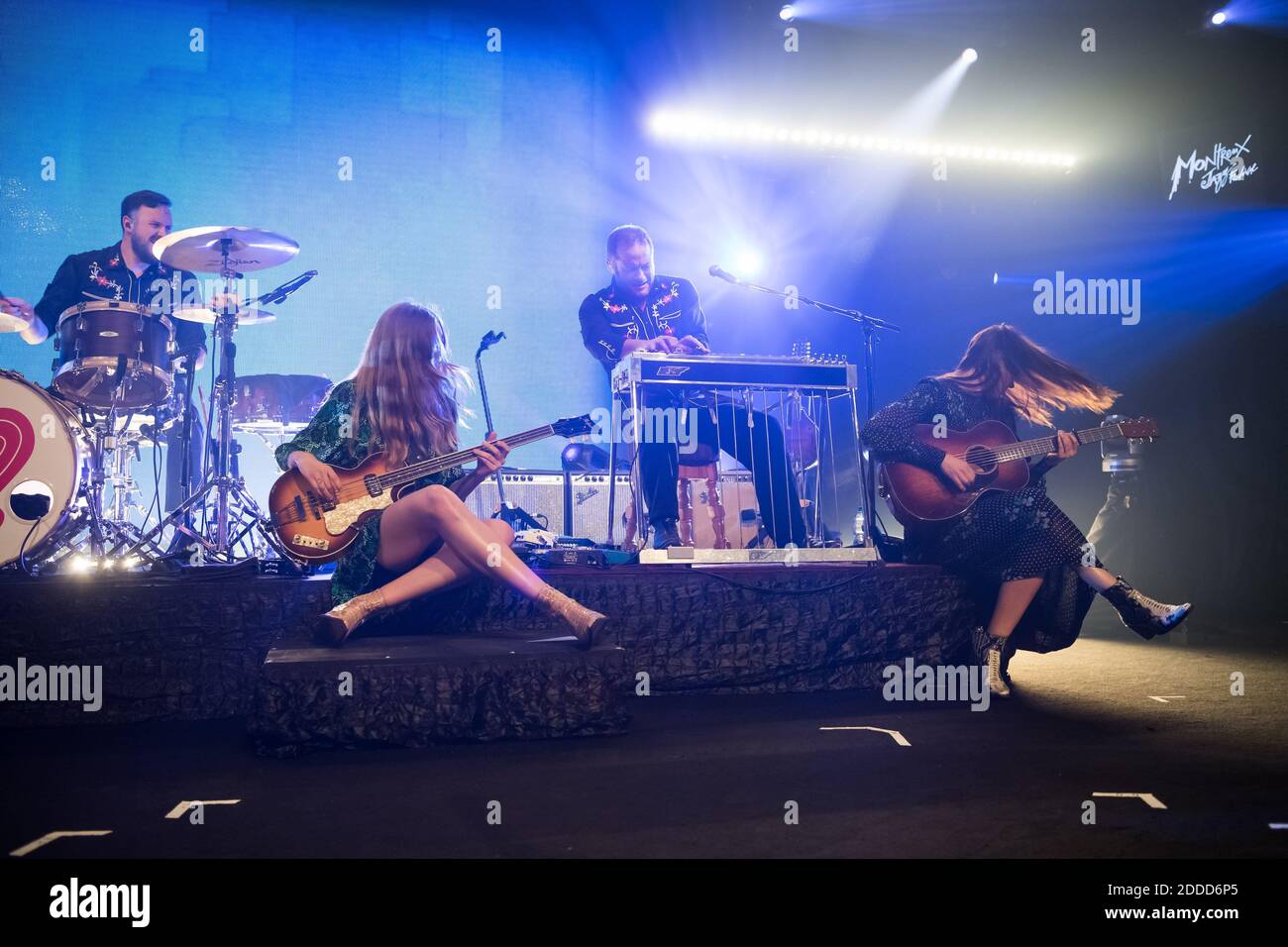 First Aid Kit performing in concert as part of the 52nd Montreux Jazz ...