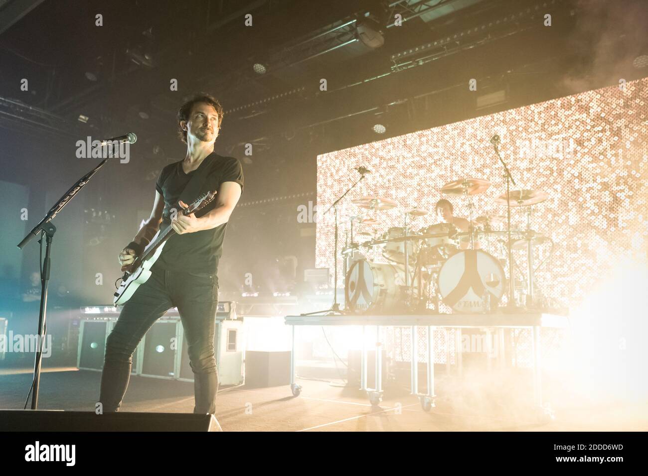 Gojira performing in concert as part of the 52nd Montreux Jazz Festival ...