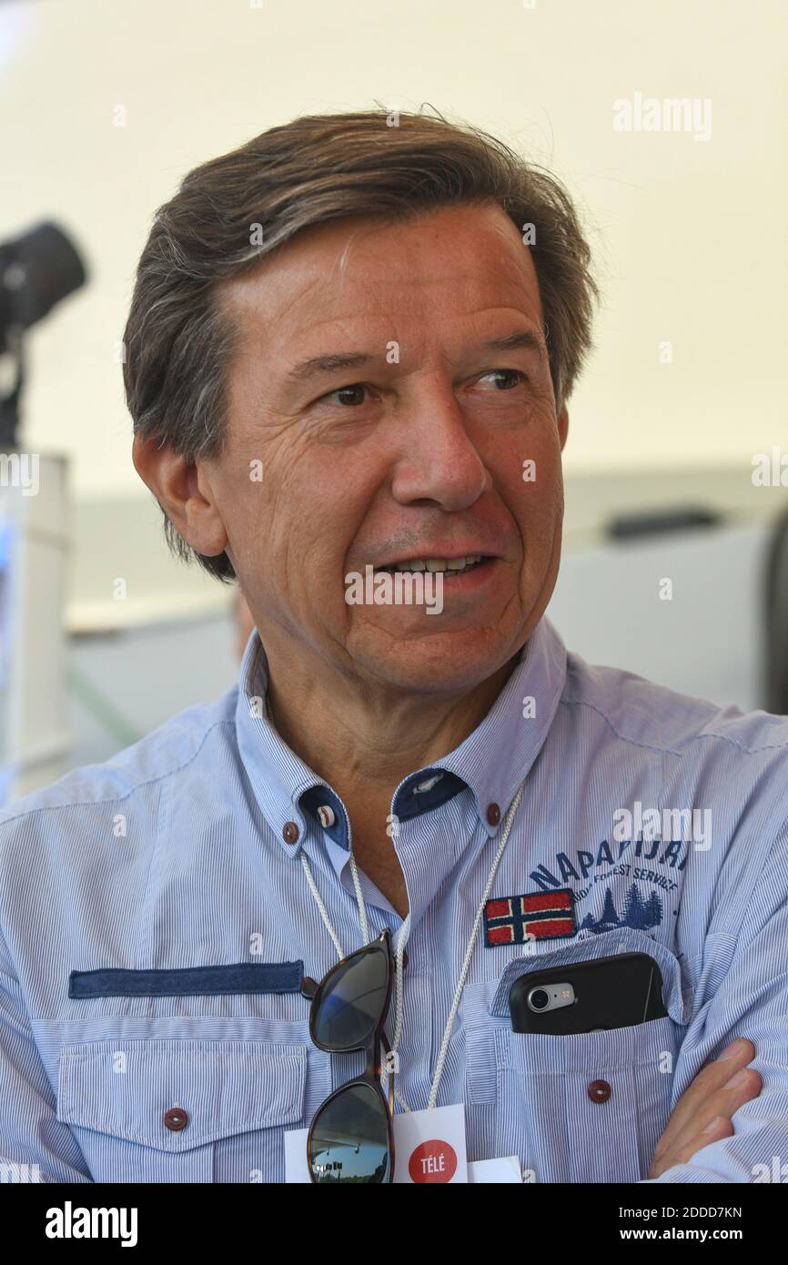 TF1 CEO Gilles Pelisson attends the TF1 special program for military ...