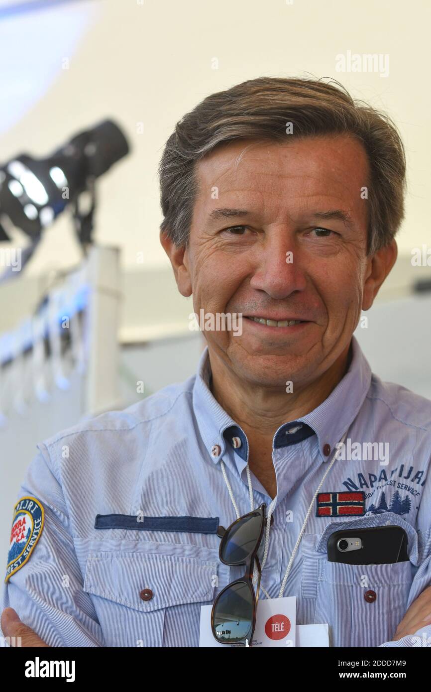 TF1 CEO Gilles Pelisson attends the TF1 special program for military ...