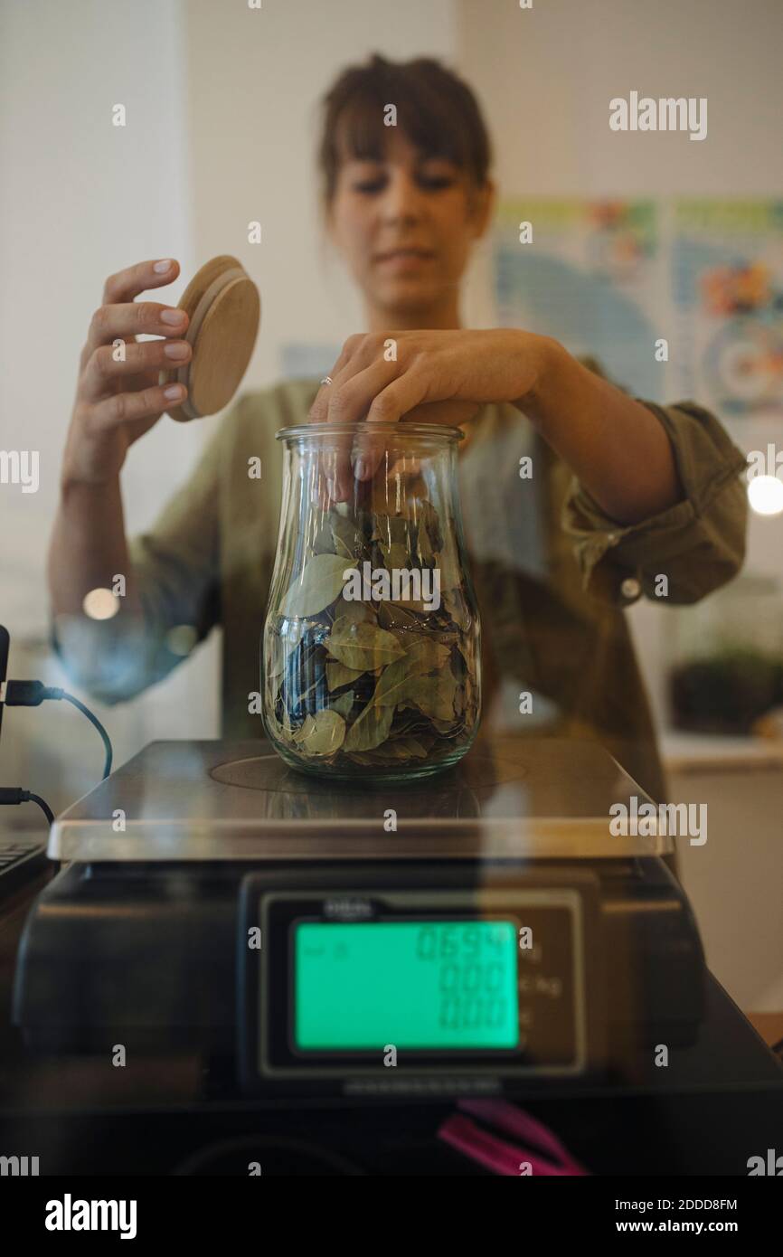 Female owner sustainable plastic hi-res stock photography and images ...