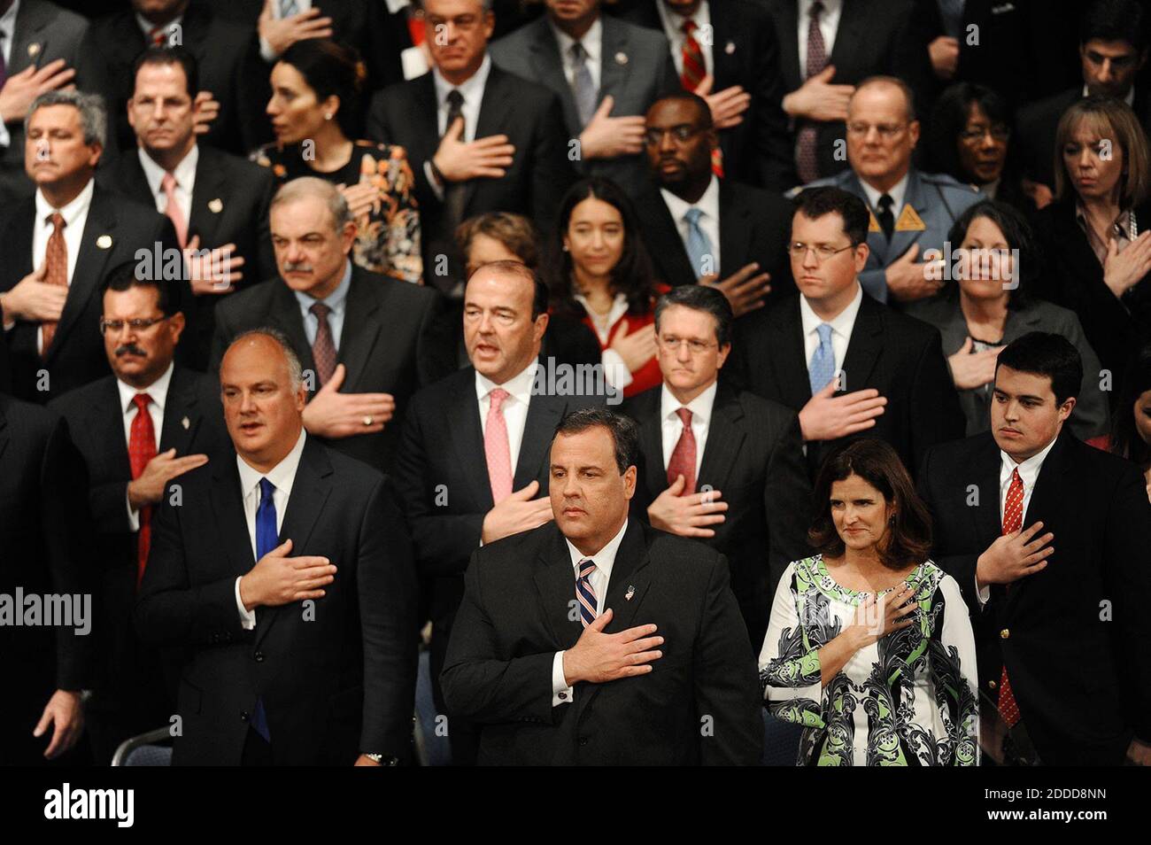 Chris christie inauguration hi-res stock photography and images - Alamy