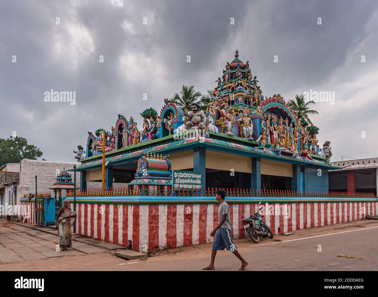 Kadirampura, Karnataka, India - November 4, 2013: Sri Murugan Temple in ...