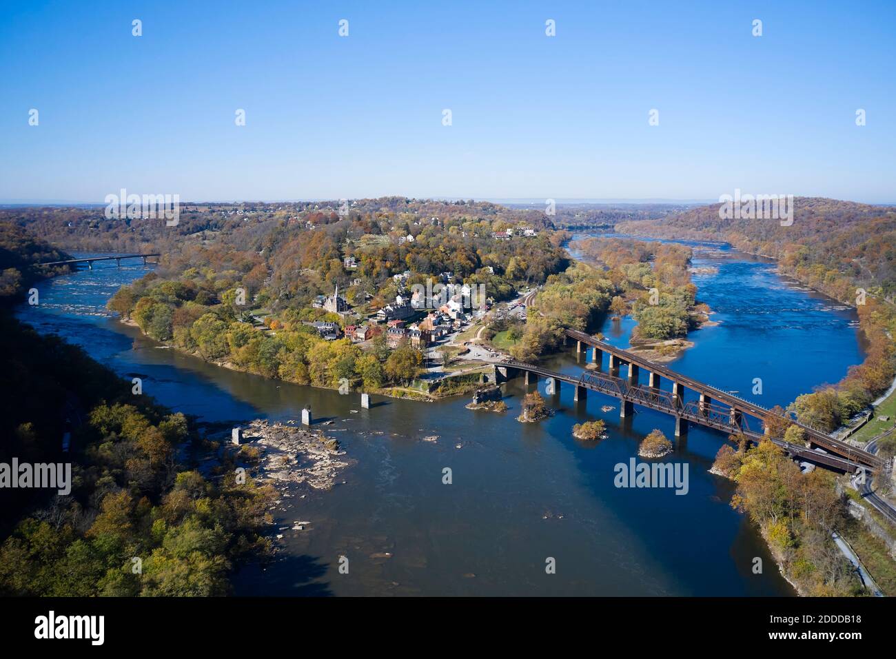 Aerial view potomac river hi-res stock photography and images - Alamy