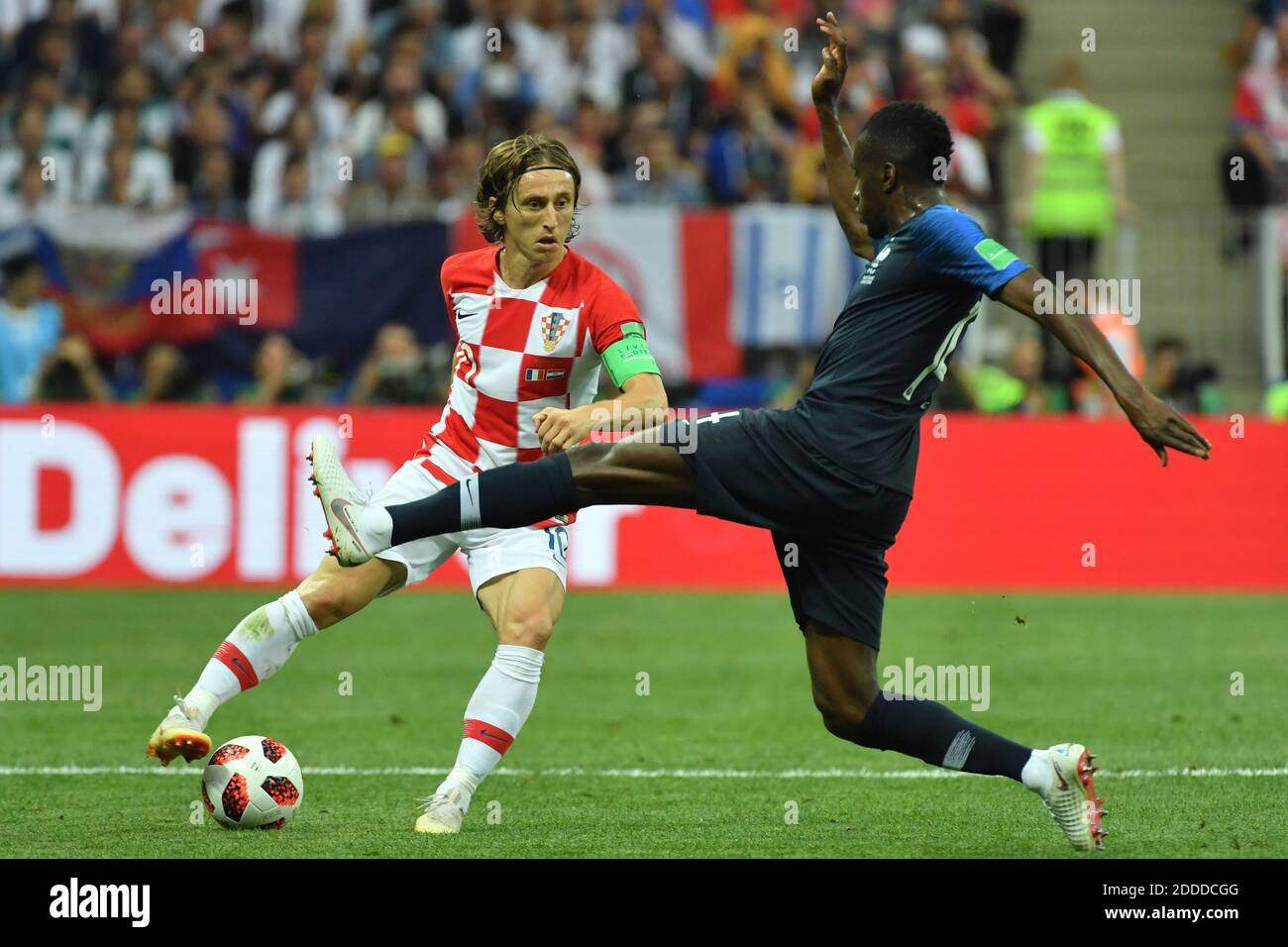 Luka Modrica and N'Golo Kante in action against Croatia at the 2018 ...
