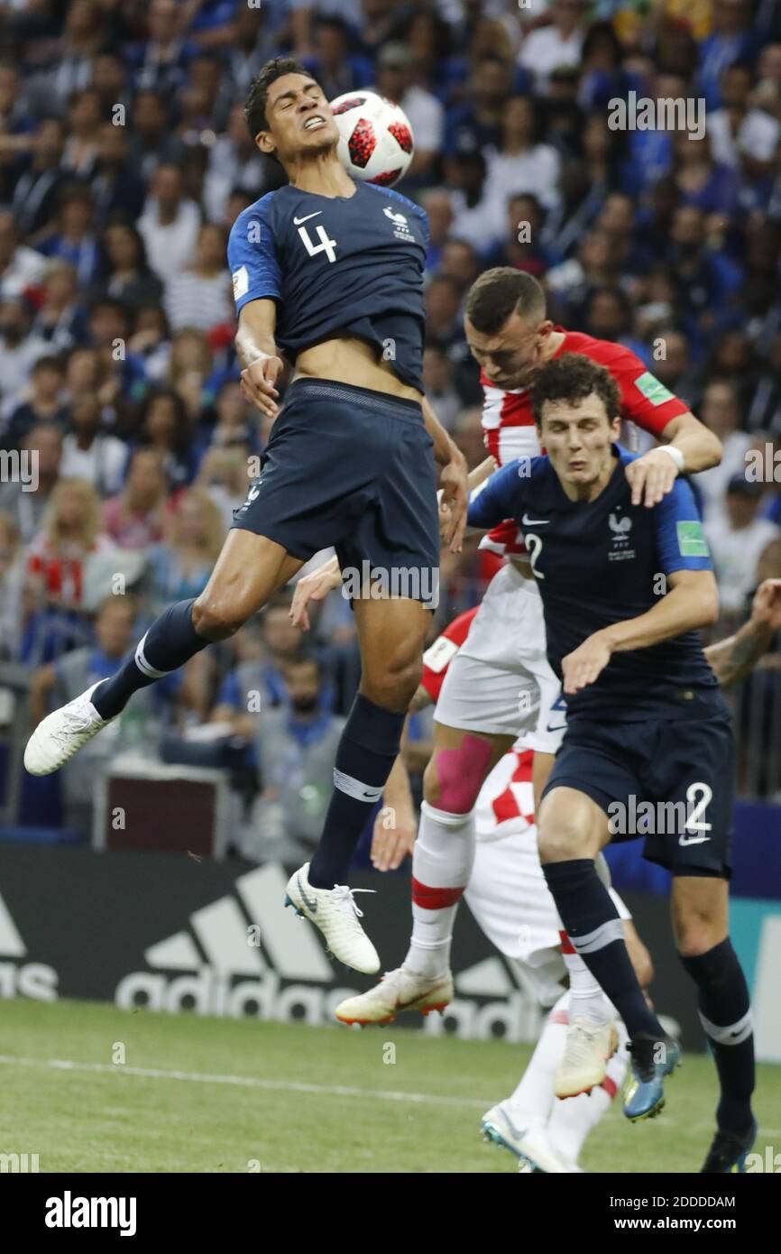 France's Raphael Varane during the 2018 FIFA World Cup Russia Final ...