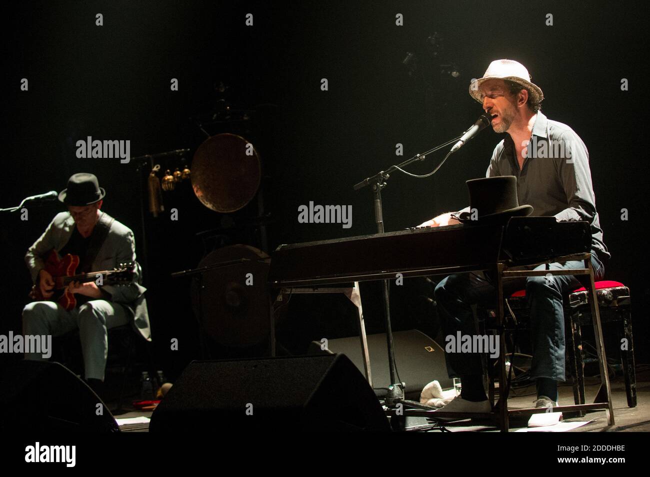 Arthur H (Arthur Higelin) performs in concert at Francofolies Festival ...