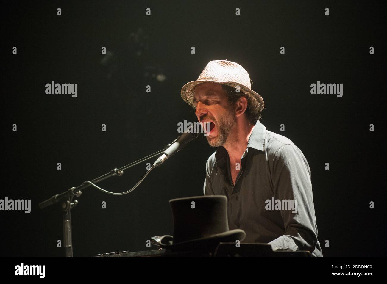 Arthur H (Arthur Higelin) performs in concert at Francofolies Festival ...