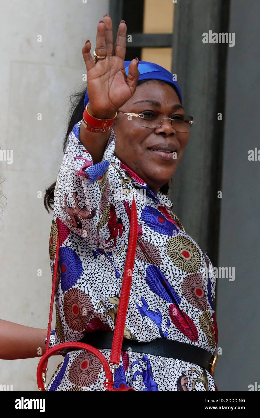 Yeo Pogba mother of Paul Pogba seen arriving when France's President ...