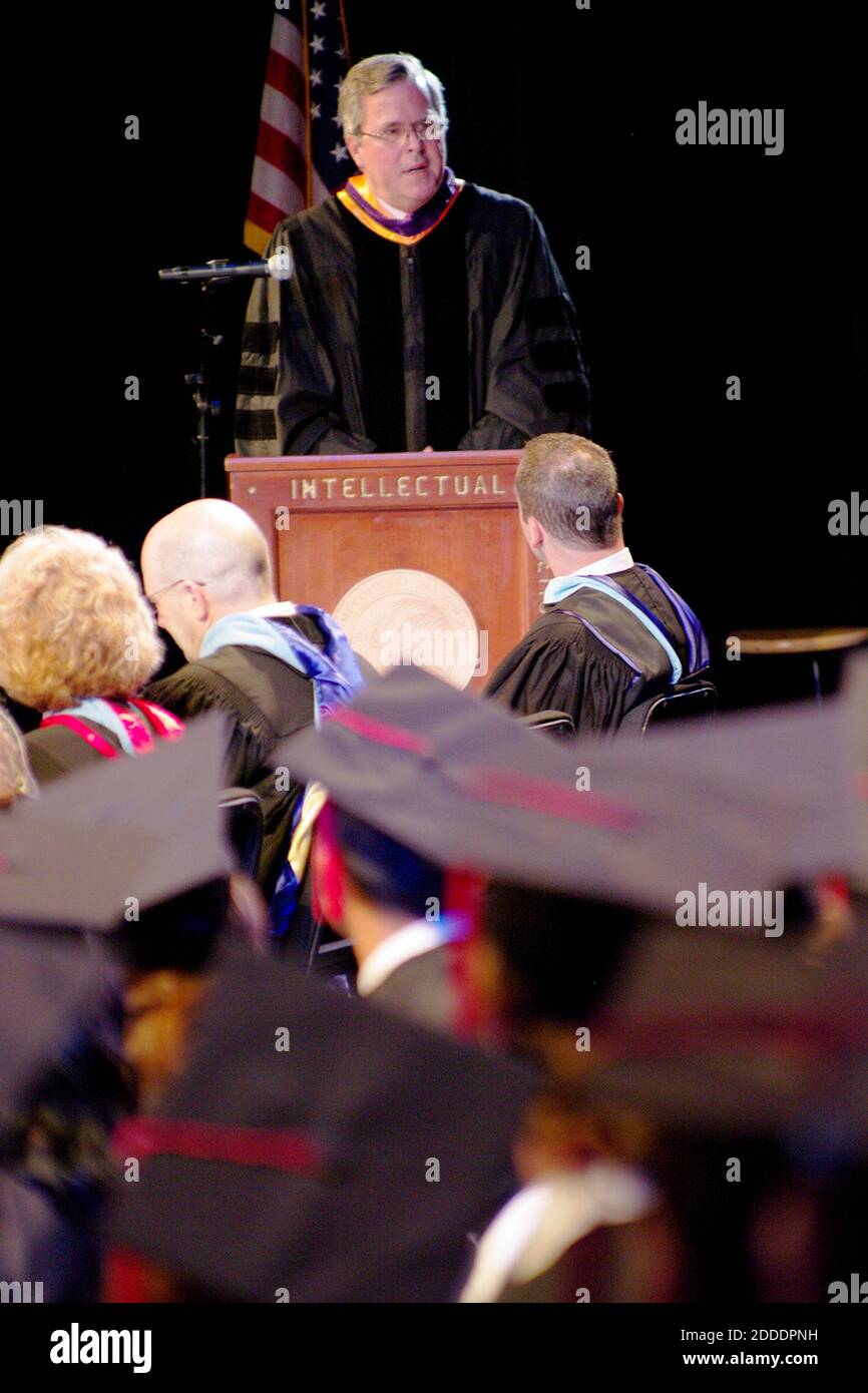 NO FILM, NO VIDEO, NO TV, NO DOCUMENTARY - After turning the podium ...