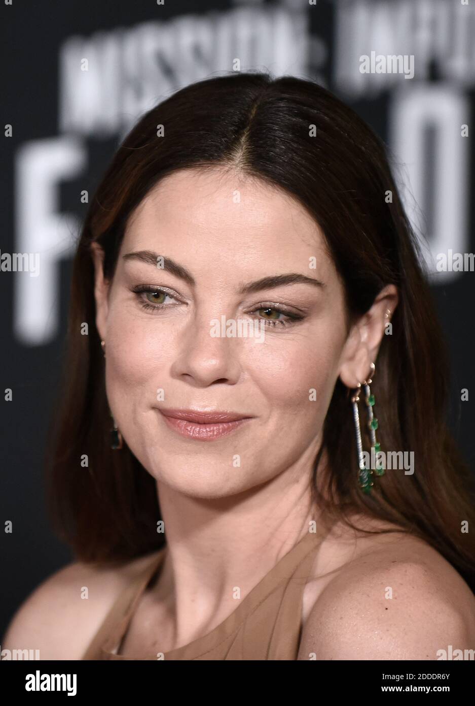 Actress Michelle Monaghan poses for a picture during the U.S Premiere ...