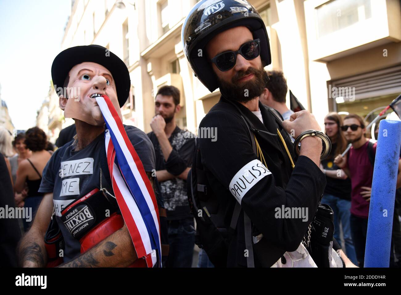 People demonstrate in the wake of Benalla case, outside La Republique ...