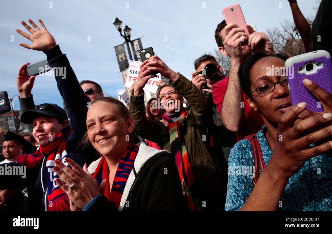 NO FILM, NO VIDEO, NO TV, NO DOCUMENTARY - Donald Trump supporters ...