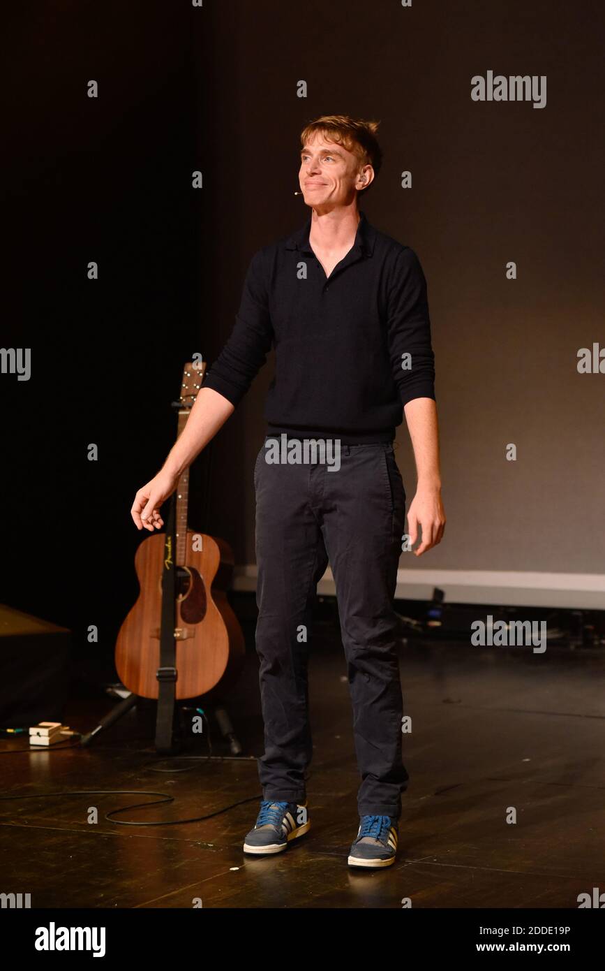 Ben Mazue (Benjamin Mazuet) performs at the Francofolies Festival in La ...