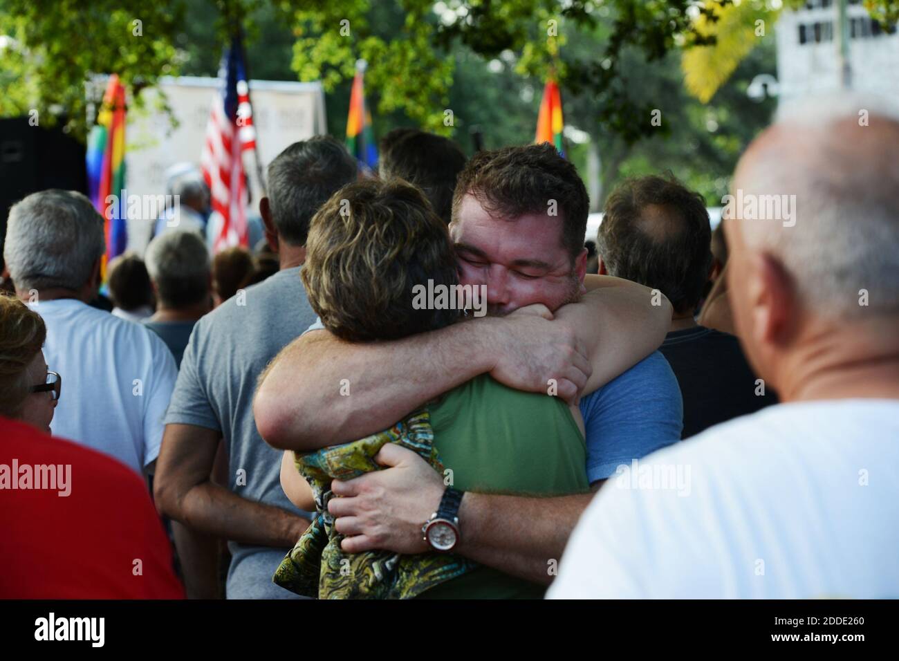 NO FILM, NO VIDEO, NO TV, NO DOCUMENTARY - Matthew Simmons hugs ...