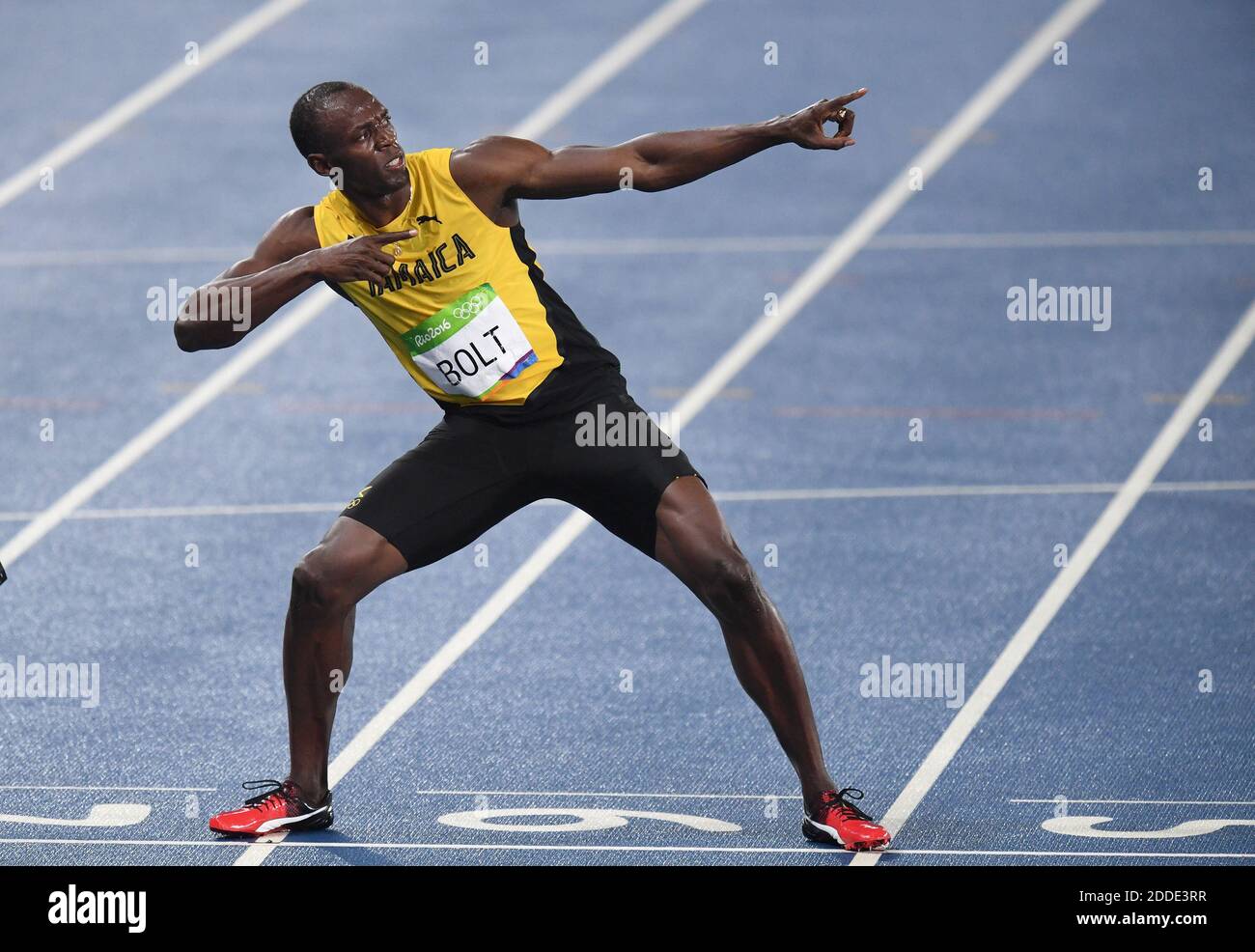 Usain Bolt Pose Running