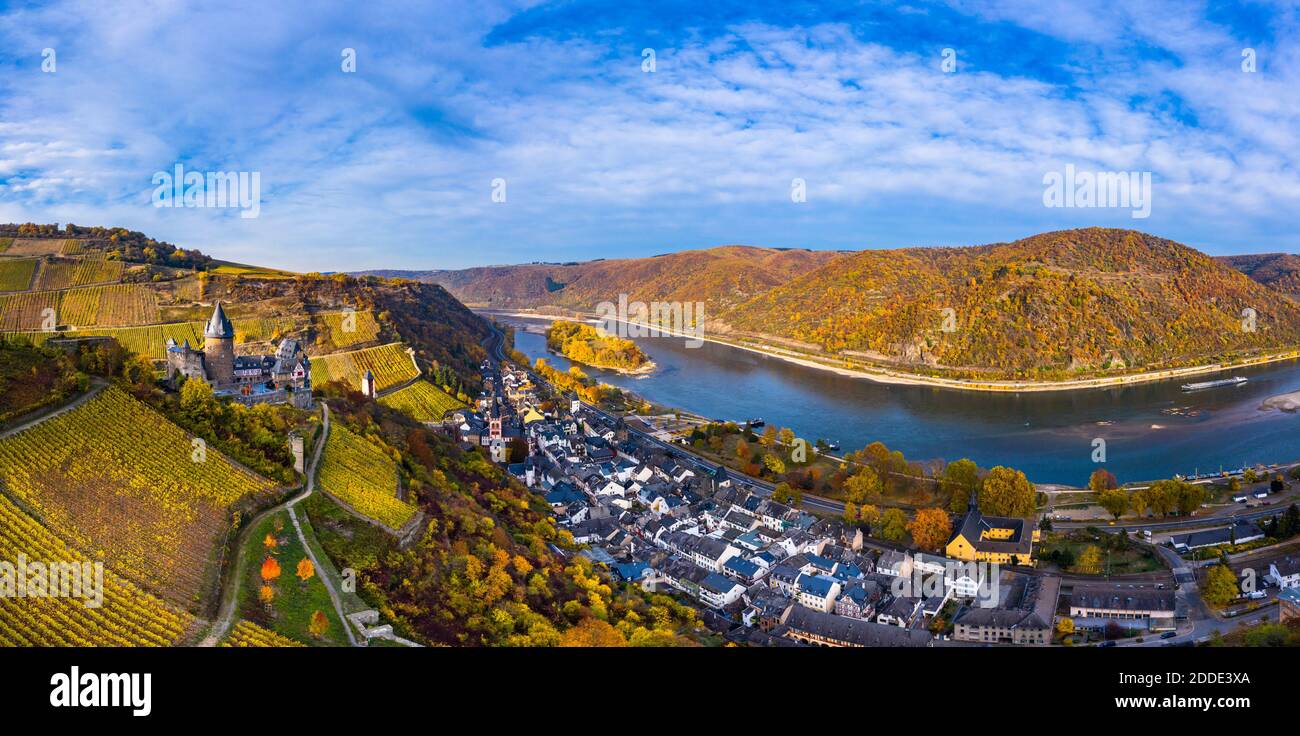Middle rhine valley castle river autumn hi-res stock photography and ...