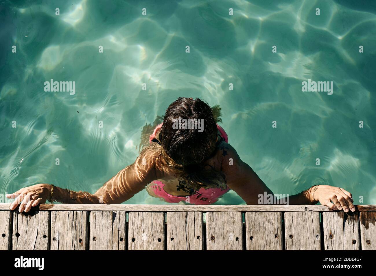 Sunny day in the pool hi-res stock photography and images - Alamy