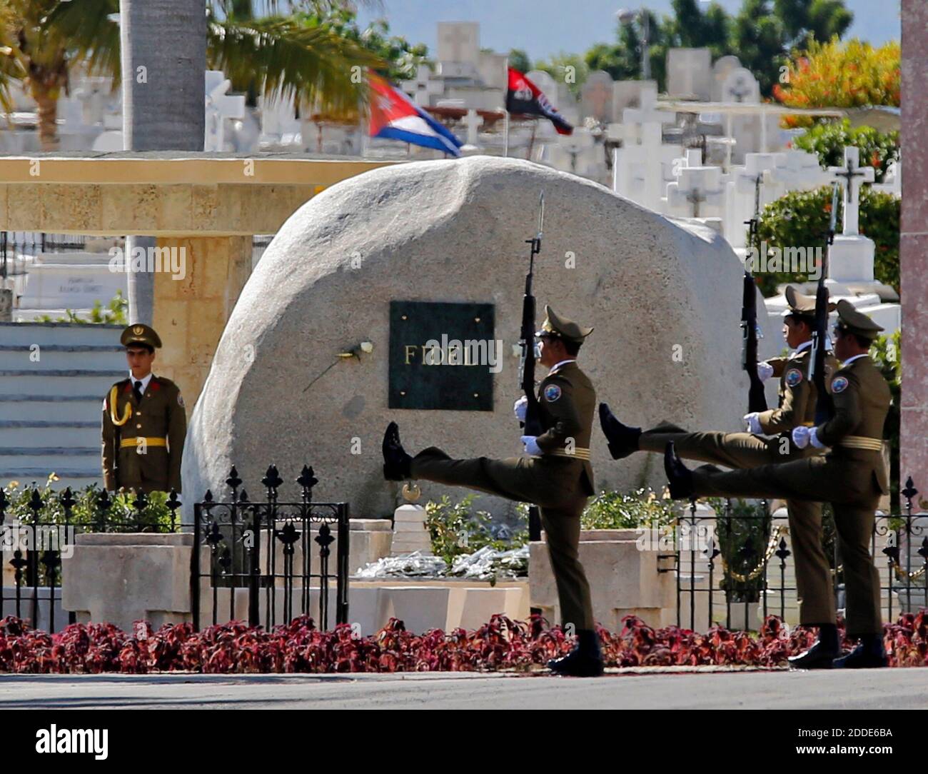 NO FILM, NO VIDEO, NO TV, NO DOCUMENTARY - The tomb of Fidel Castro at ...