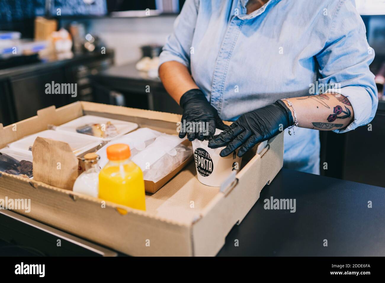 Food in packs hi-res stock photography and images - Alamy