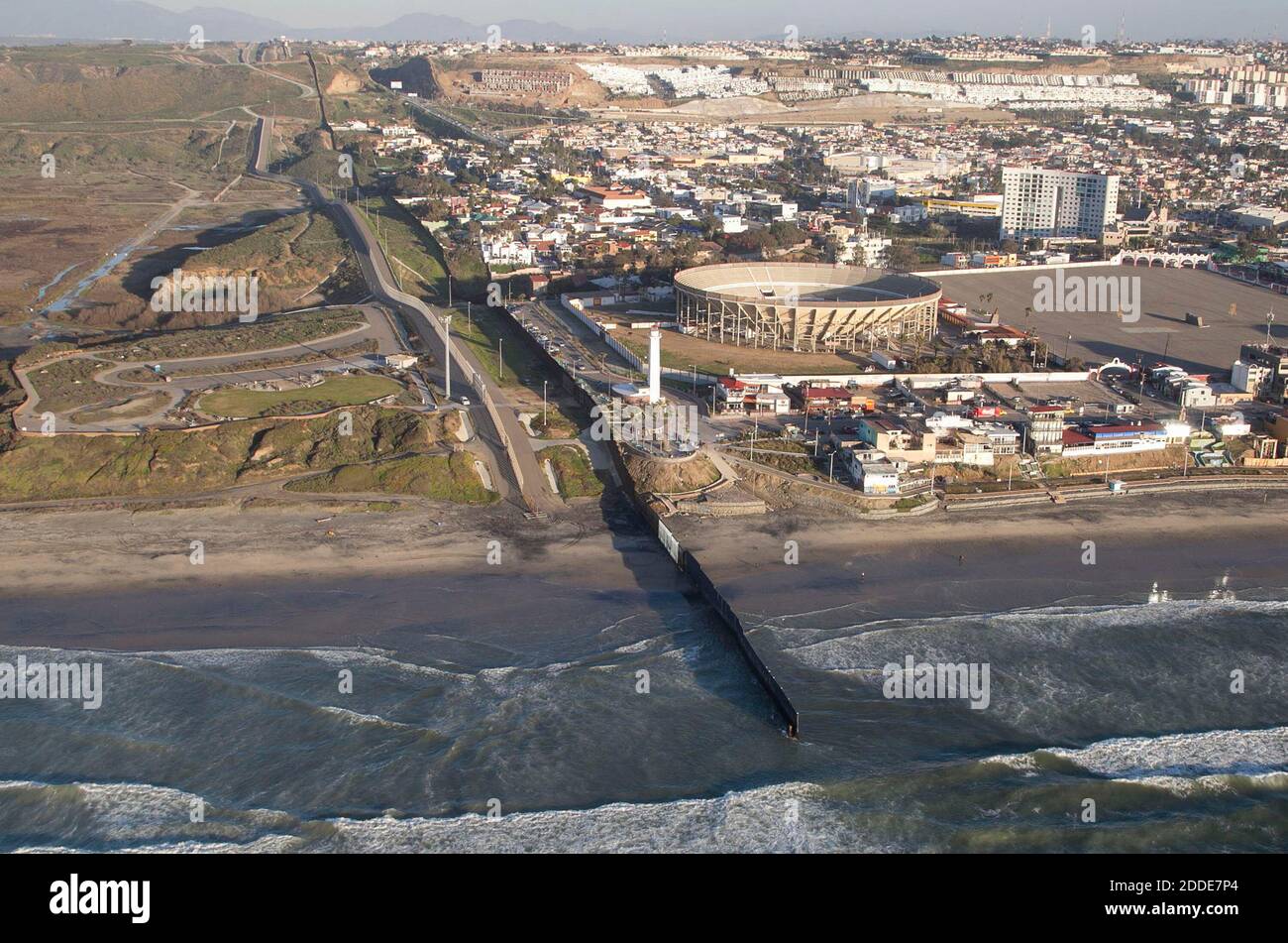 Tijuana border aerial hi-res stock photography and images - Alamy