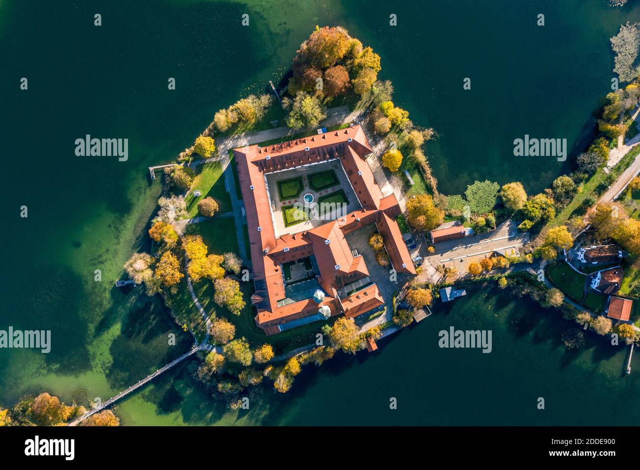 Aerial view of seeon abbey hi-res stock photography and images - Alamy