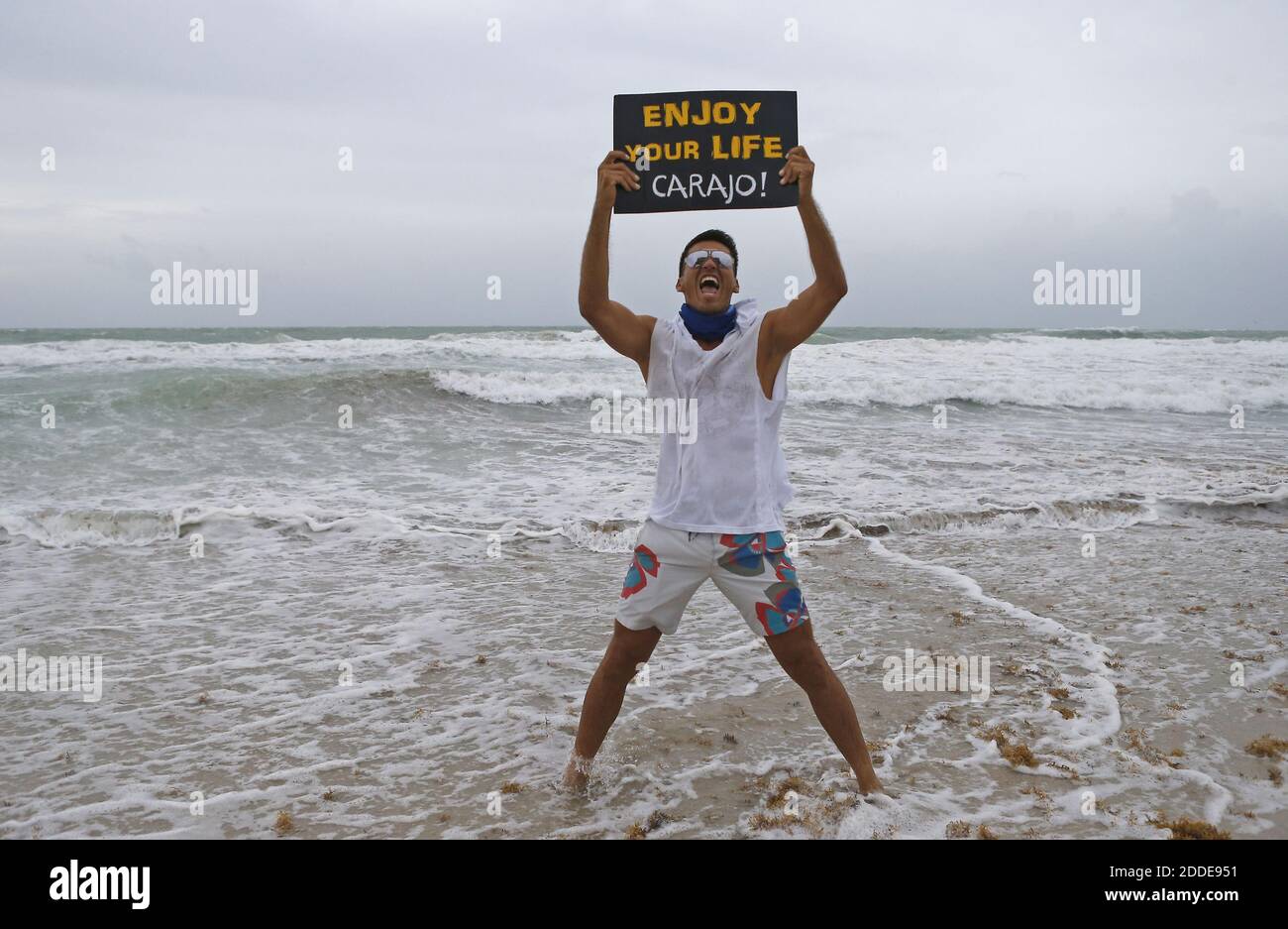 NO FILM, NO VIDEO, NO TV, NO DOCUMENTARY - Javier Narvaez poses for as ...