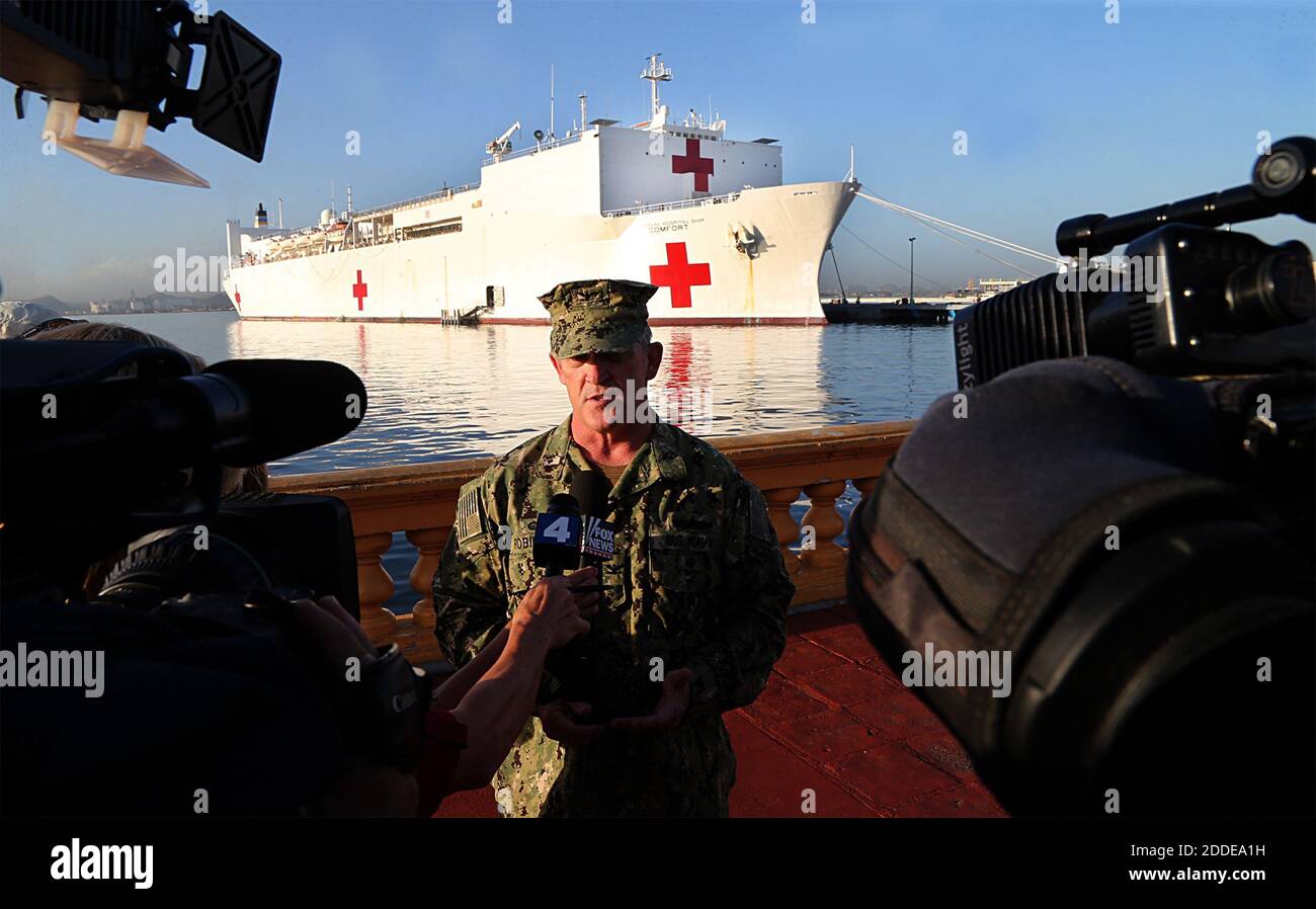 NO FILM, NO VIDEO, NO TV, NO DOCUMENTARY - USNS Comfort's mission ...