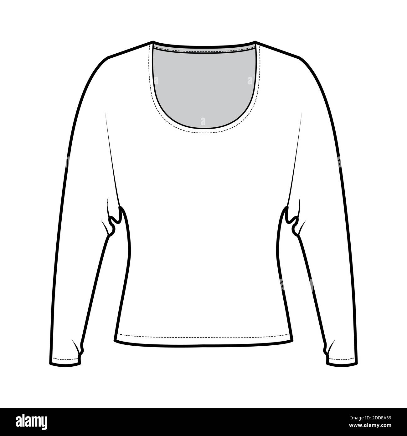 Long neckline Cut Out Stock Images & Pictures - Alamy