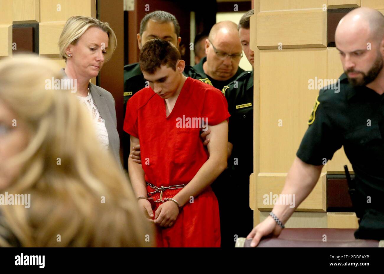 NO FILM, NO VIDEO, NO TV, NO DOCUMENTARY - Nikolas Cruz appears in ...