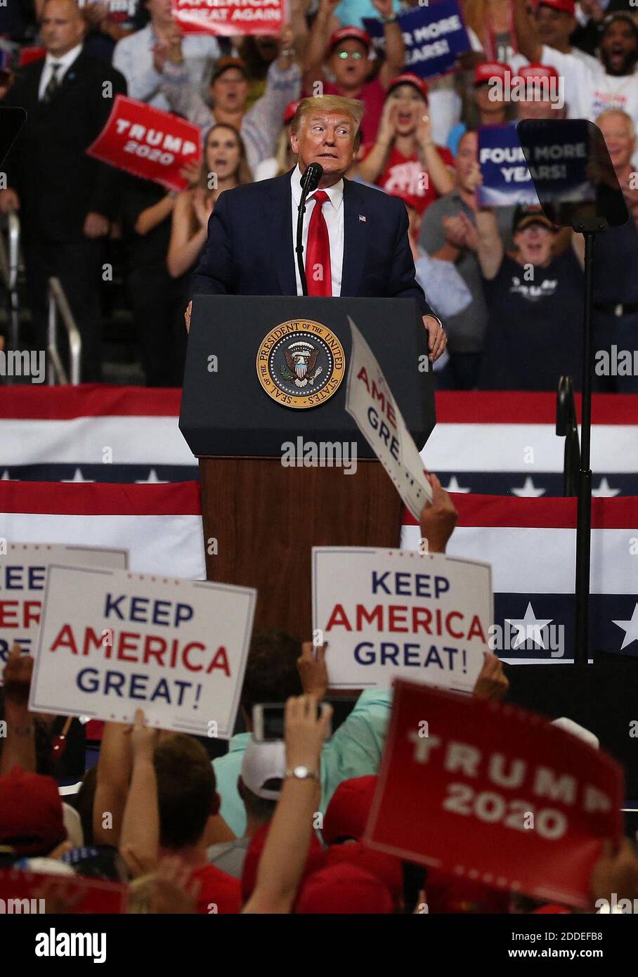 NO FILM, NO VIDEO, NO TV, NO DOCUMENTARY - President Donald Trump ...