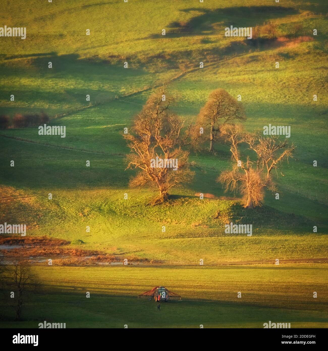 Irish Rural countryside from above, Ireland, Europe Stock Photo - Alamy