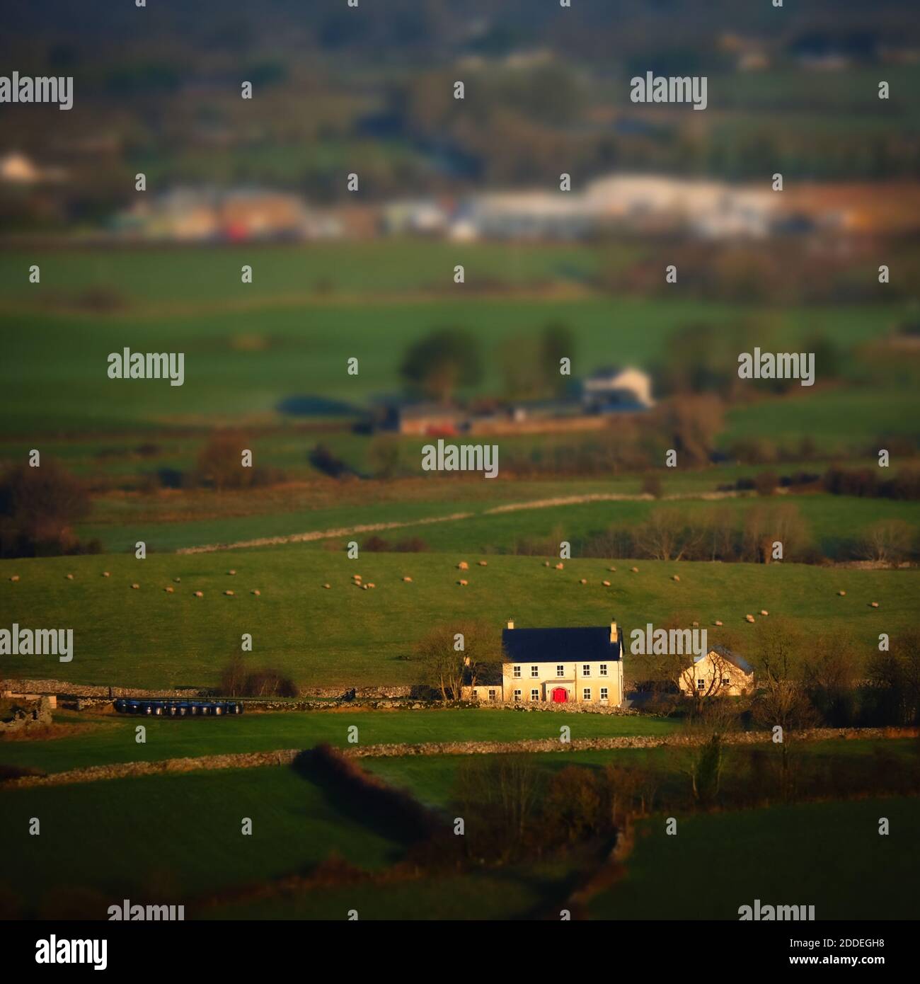 Aerial view stunning irish countryside hi-res stock photography and ...